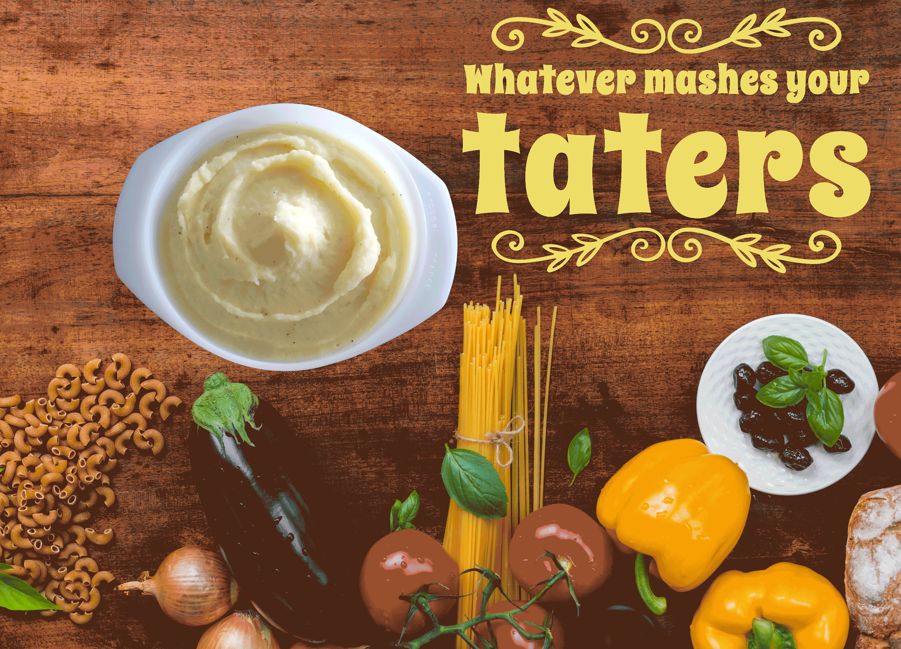 Whatever Mashes Your Taters SVG Cut File - Etsy