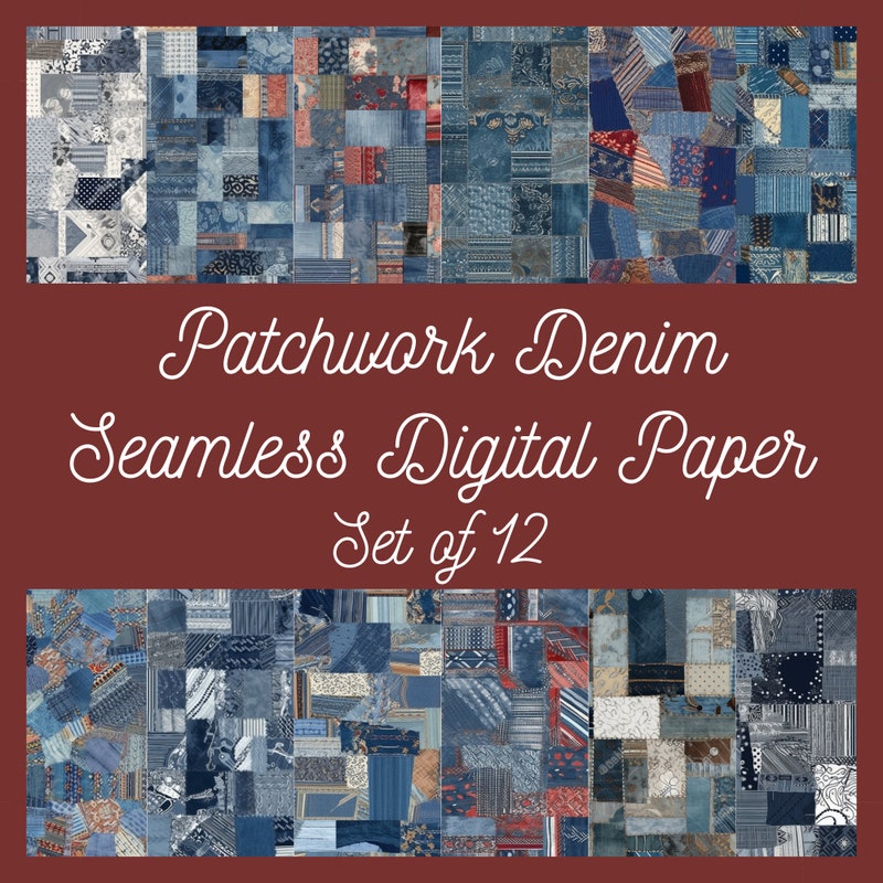 Patchwork Paper - Etsy