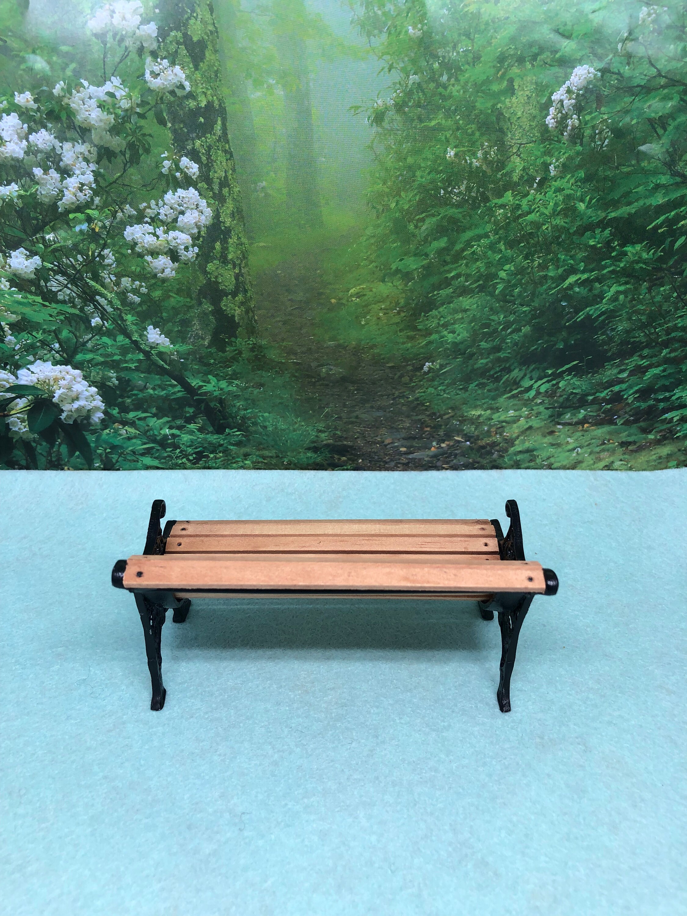 Garden Bench Wood Slats, Back Rounded. - Etsy