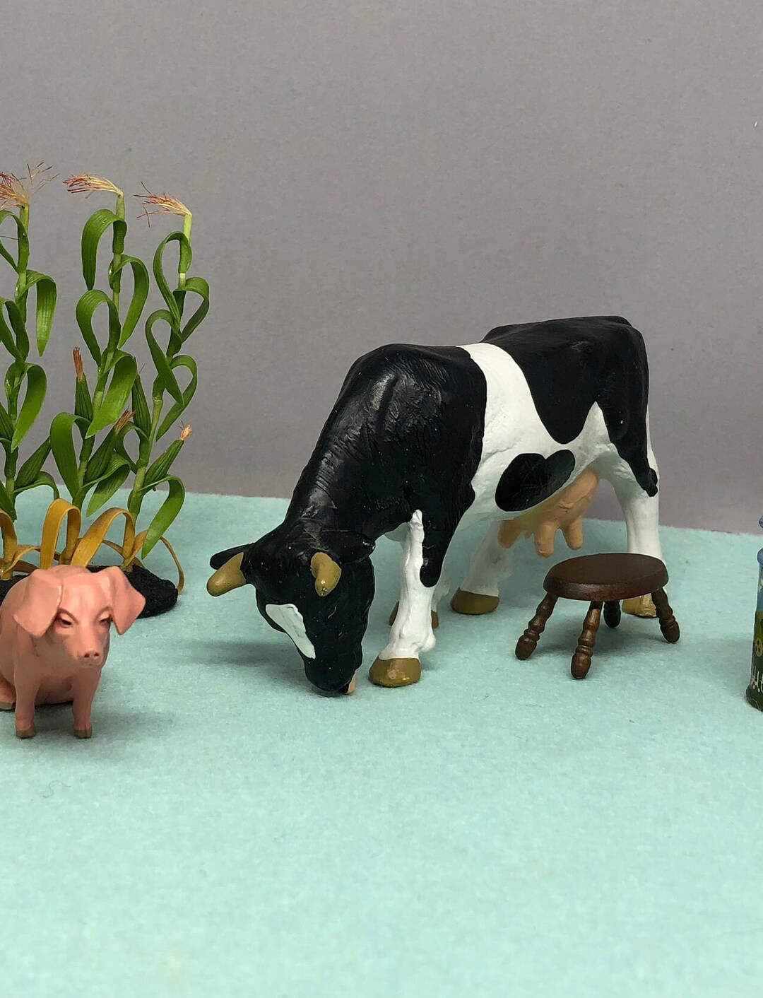 Miniature Cow for Dollhouse, Garden or Mini Farm. - Etsy