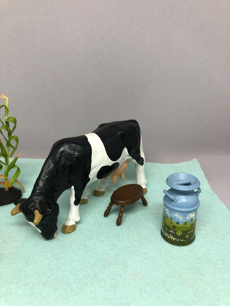 Miniature Cow for Dollhouse, Garden or Mini Farm. - Etsy
