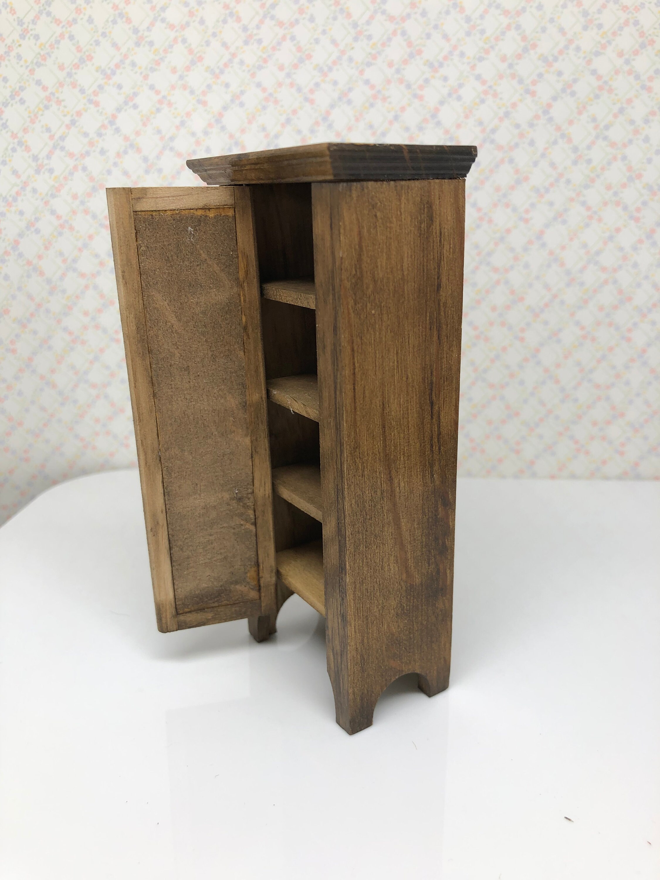 Standing Walnut Cupboard for Dollhouses. - Etsy