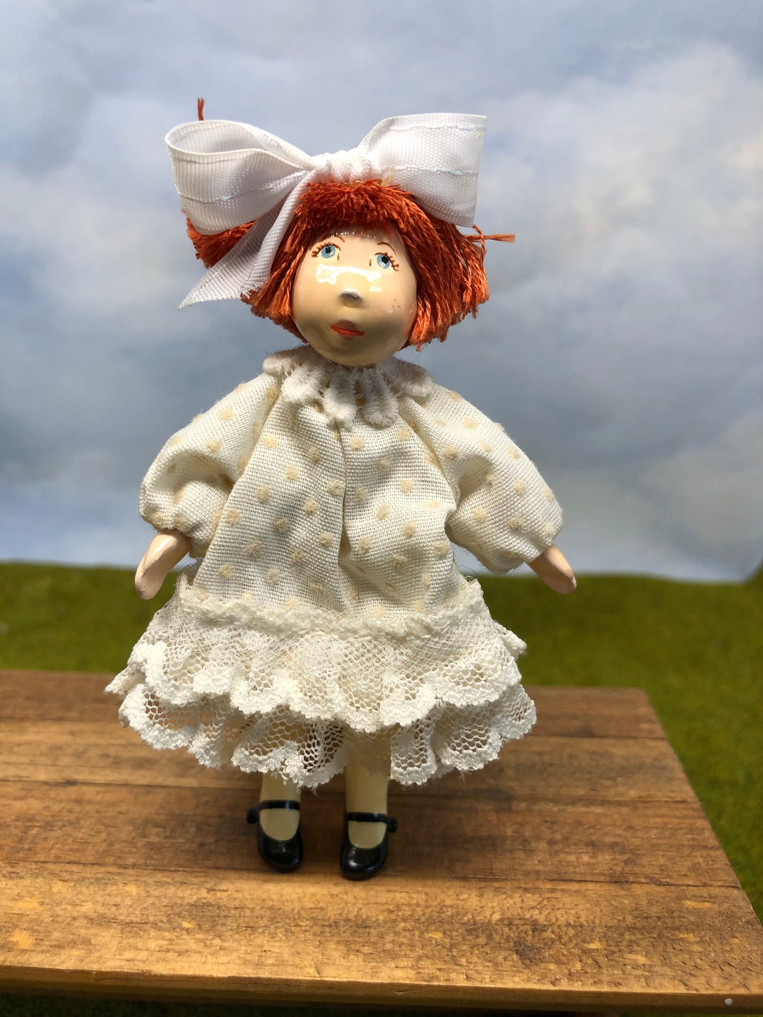 Little Girl Doll With Red Hair - Etsy