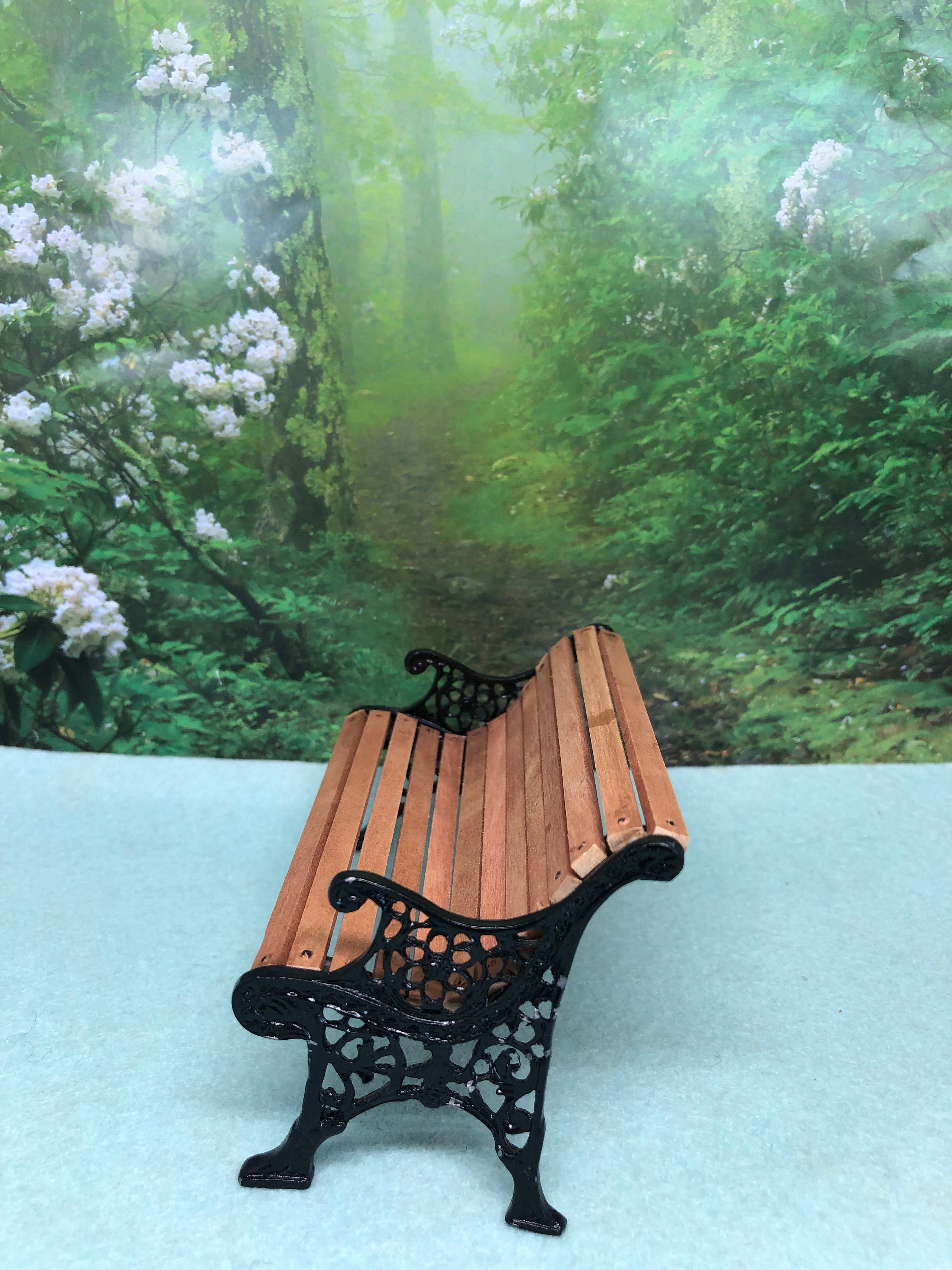 Garden Bench Wood Slats, Back Rounded. - Etsy