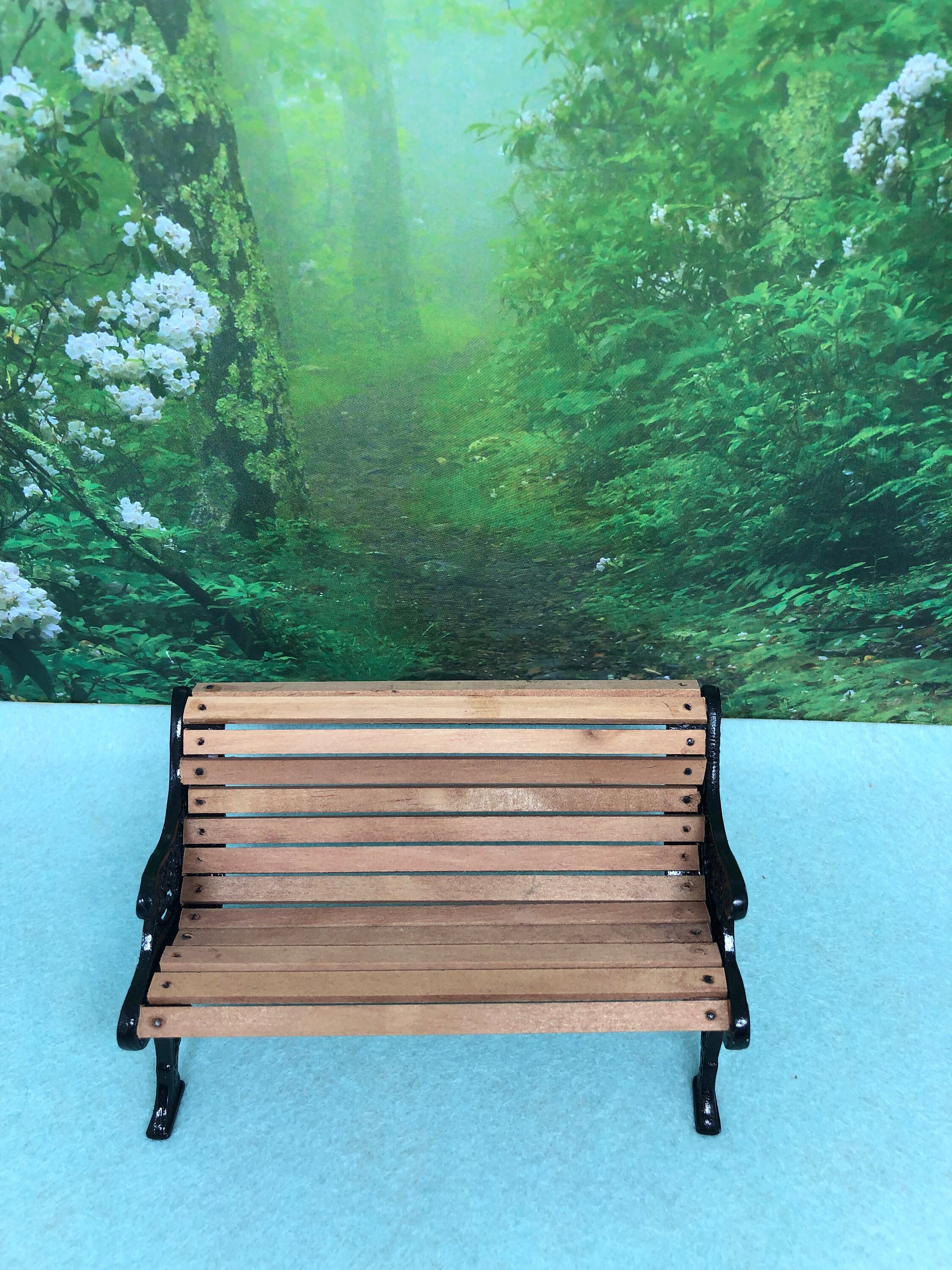 Garden Bench Wood Slats, Back Rounded. - Etsy