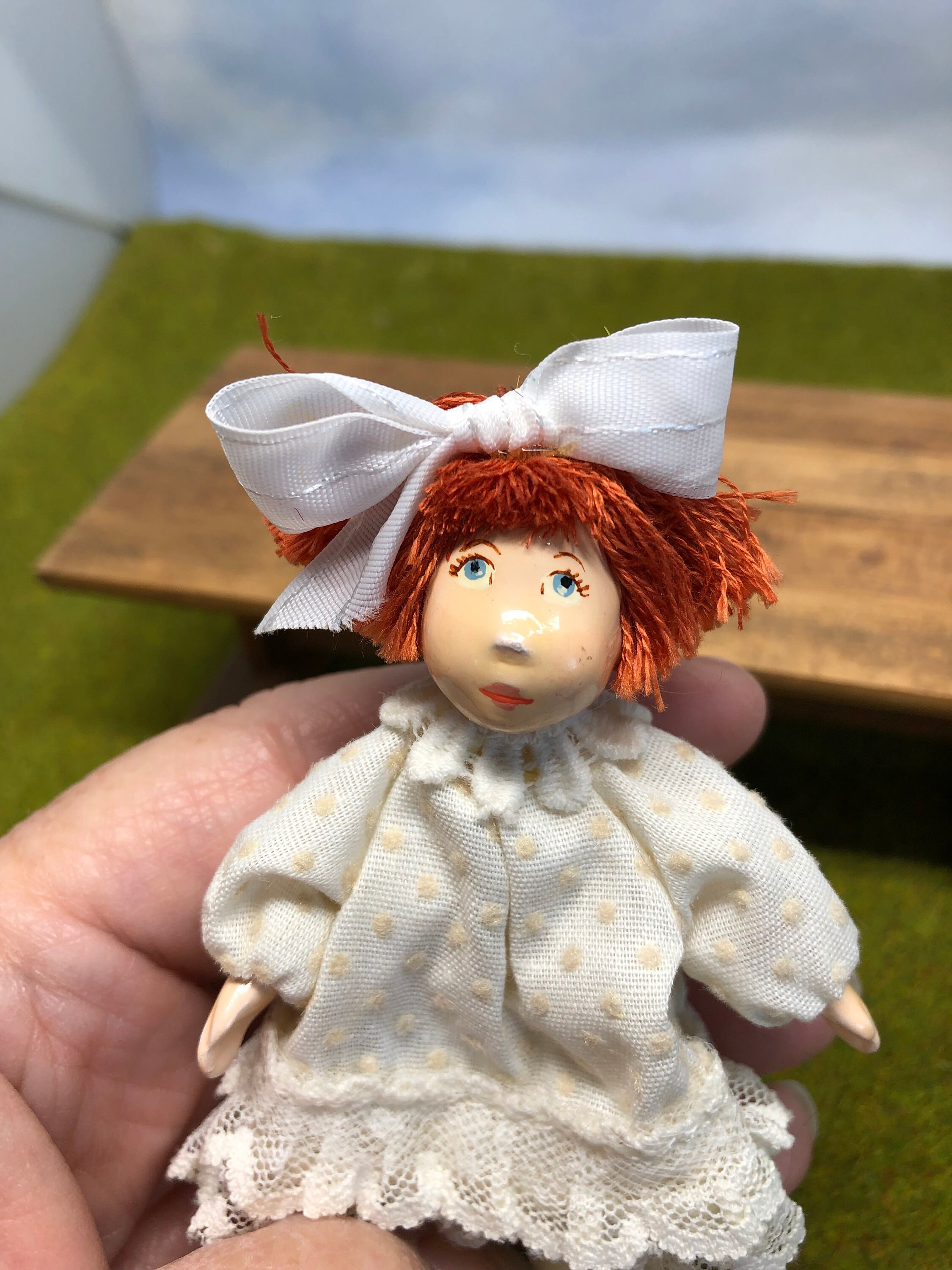 Little Girl Doll With Red Hair - Etsy