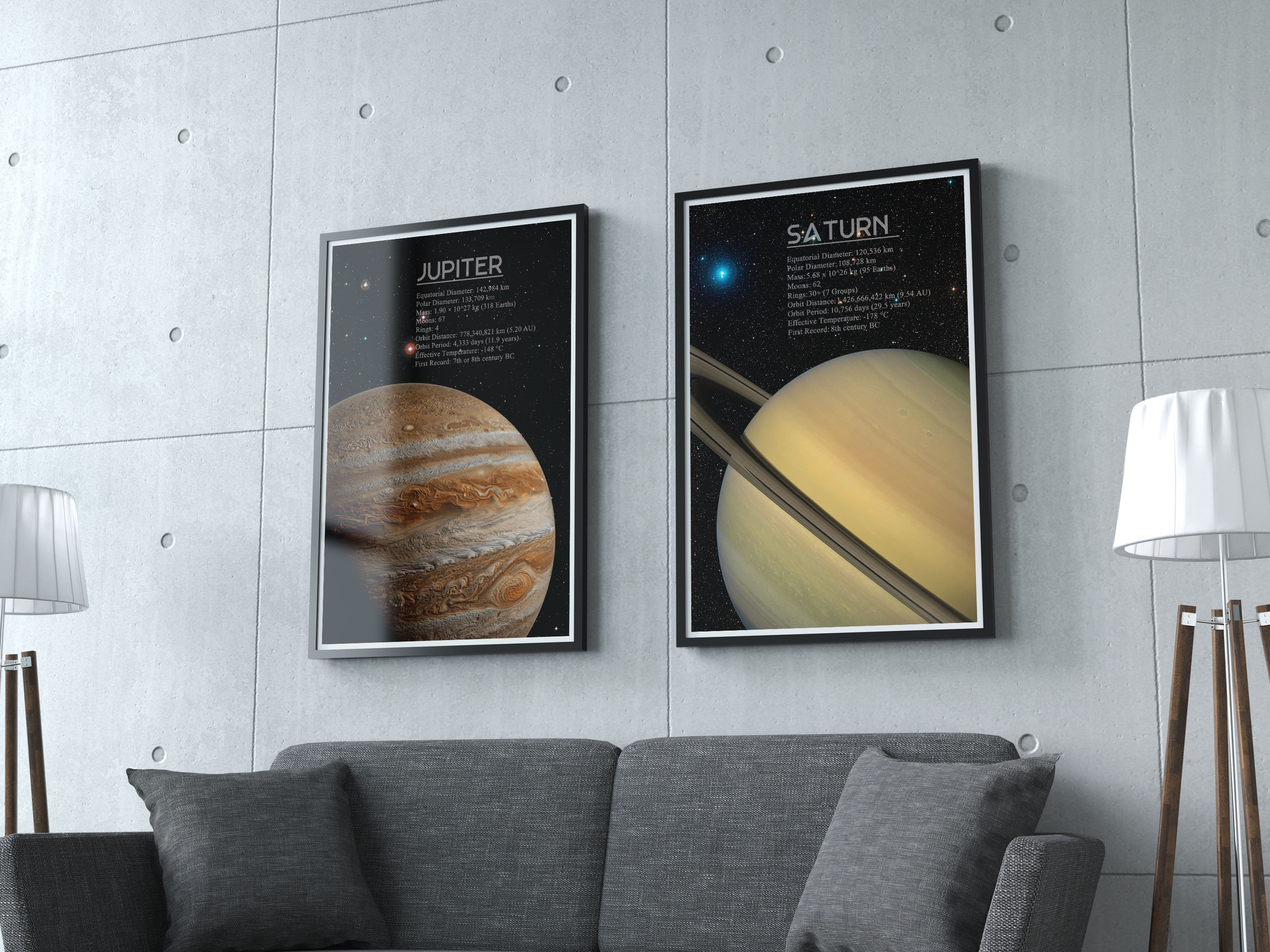 Jupiter Planet Poster Last Minute Gift Idea Solar System - Etsy