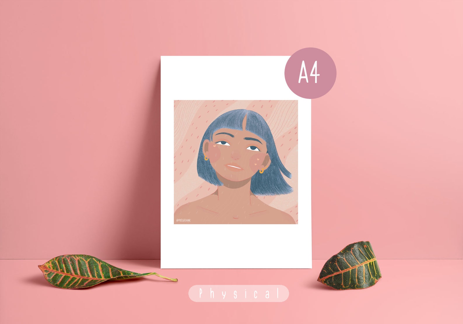 Bliss Poster / A4 Illustration Wall Art Print - Etsy