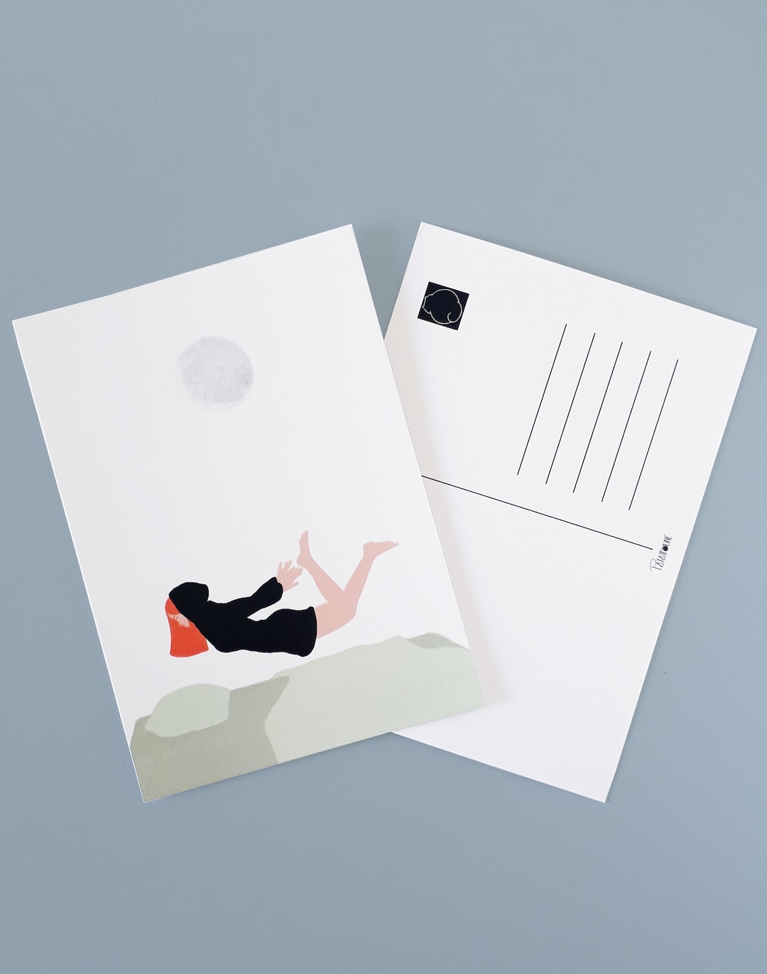 Flow / Inspiration Positive Self Care Postcard - A6 Print ...