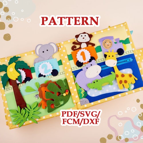 RAINBOW &SHAPES PATTERN Quiet Book Sewing Pattern Toddler - Etsy
