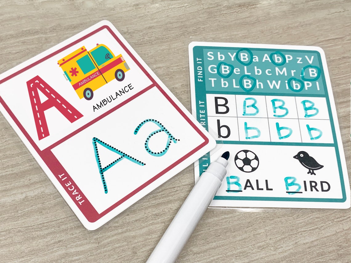 Vehicle flashcards Transportation ABC Preschool Learning | Etsy
