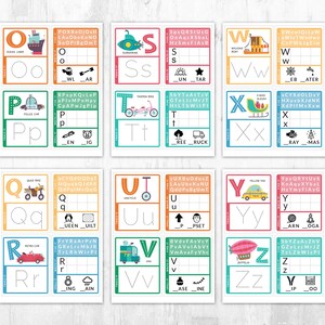 Vehicle Flashcards, Transportation ABC, Preschool Learning ...