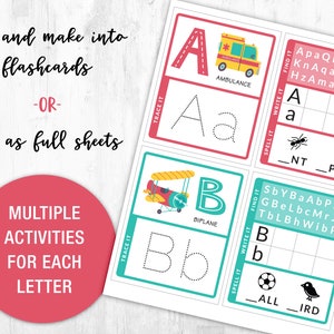 Vehicle Flashcards, Transportation ABC, Preschool Learning ...