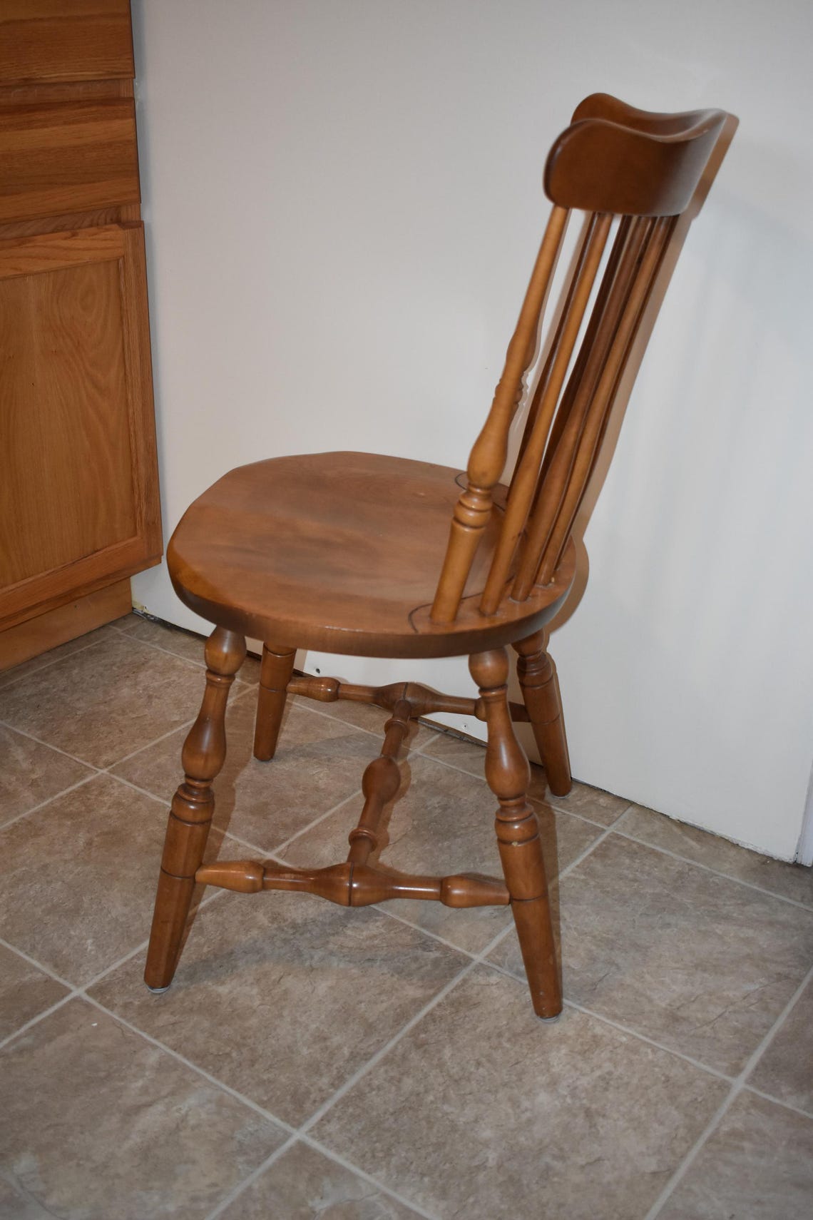 Vintage S. Bent Bros Colonial Wood Chairs (4) Matching VGC - Etsy
