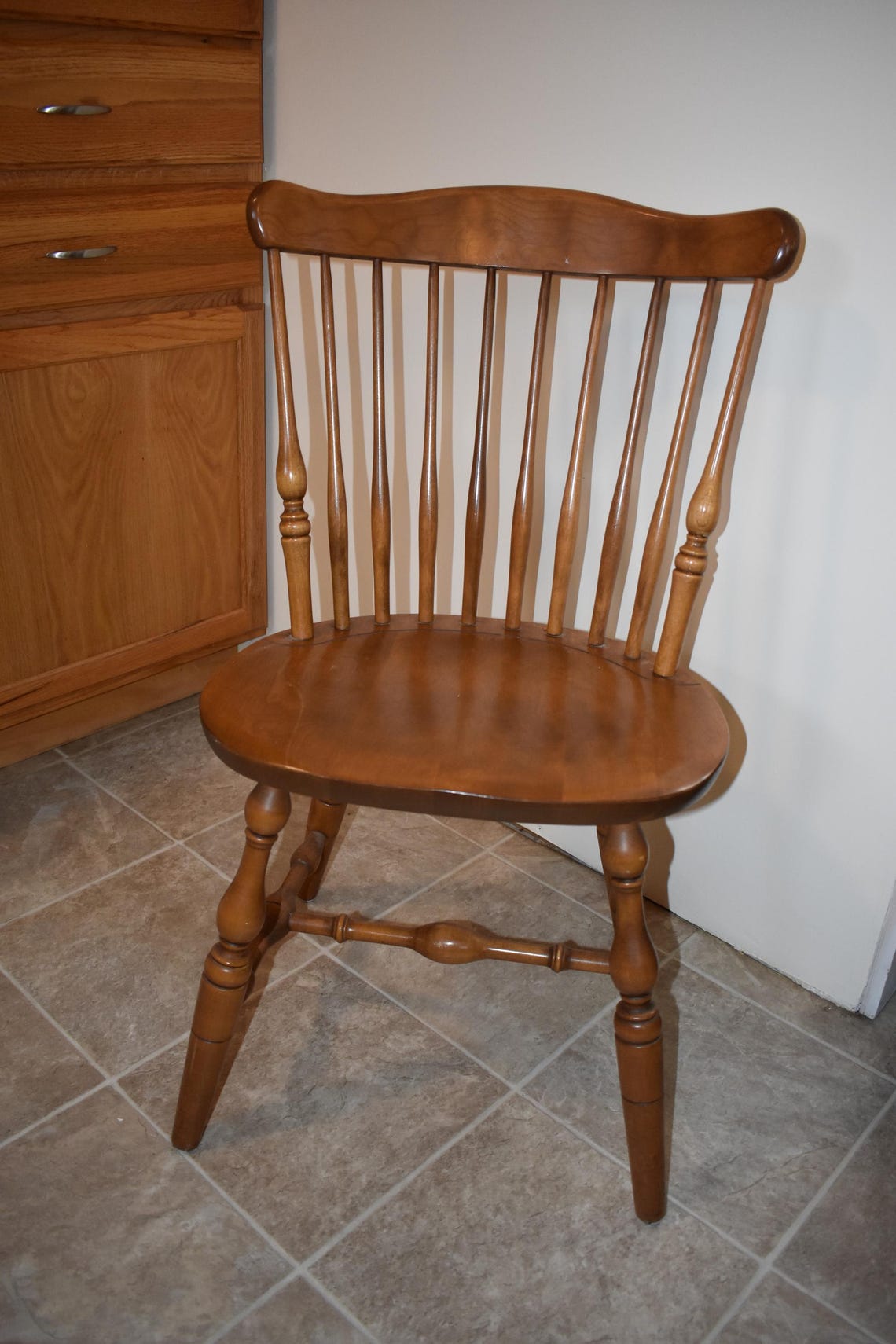 Vintage S. Bent Bros Colonial Wood Chairs (4) Matching VGC - Etsy
