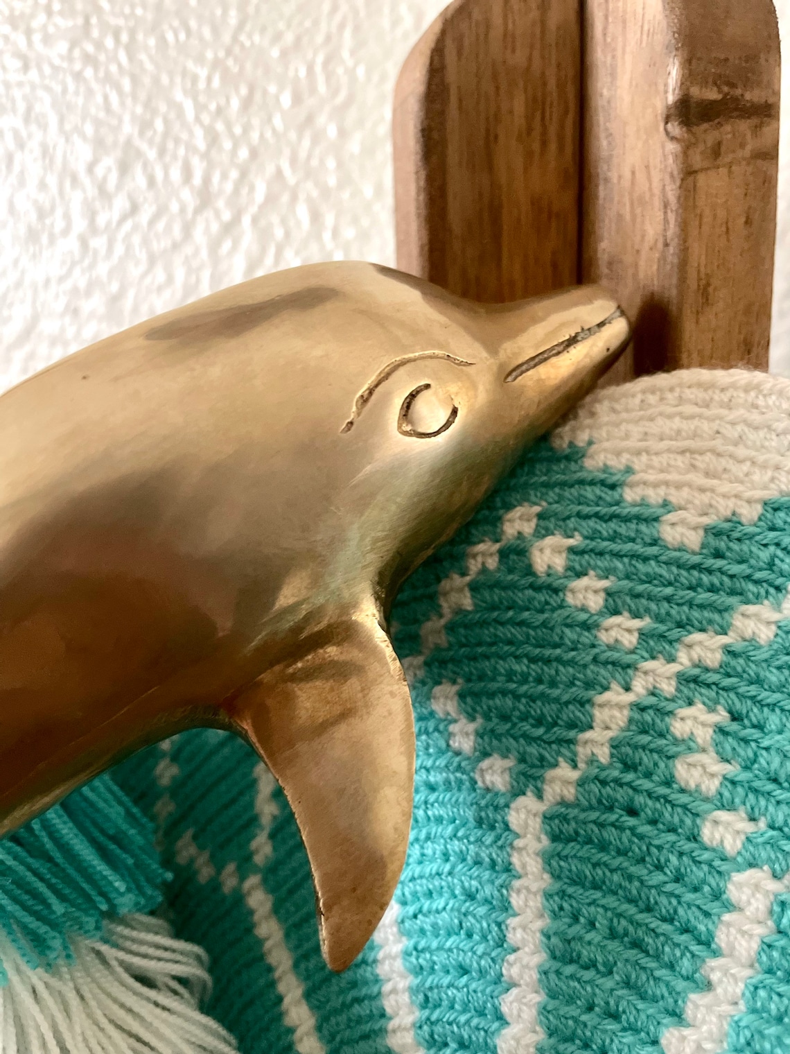 Brass Dolphin Figurine Solid Brass Ocean Sea Life Marine - Etsy