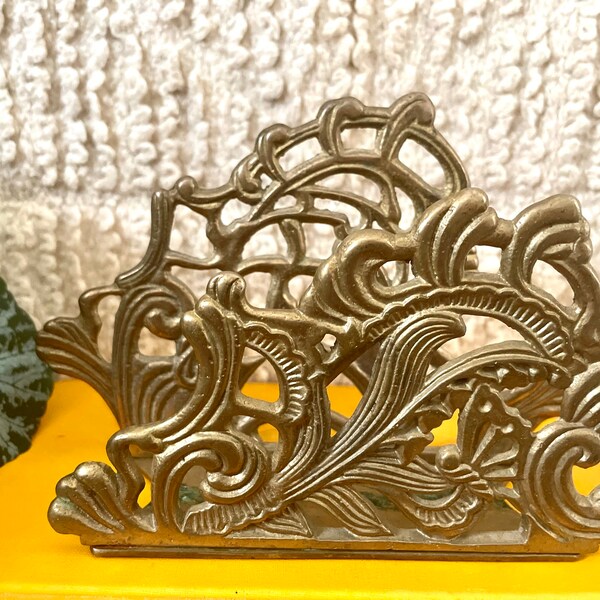 Brass Letter Holder - Etsy