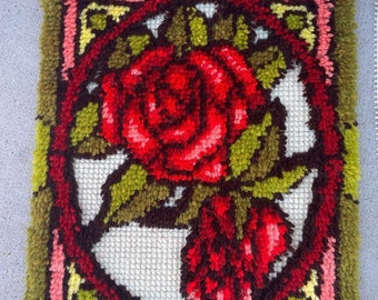 Rose Latch Hook Rug - Etsy