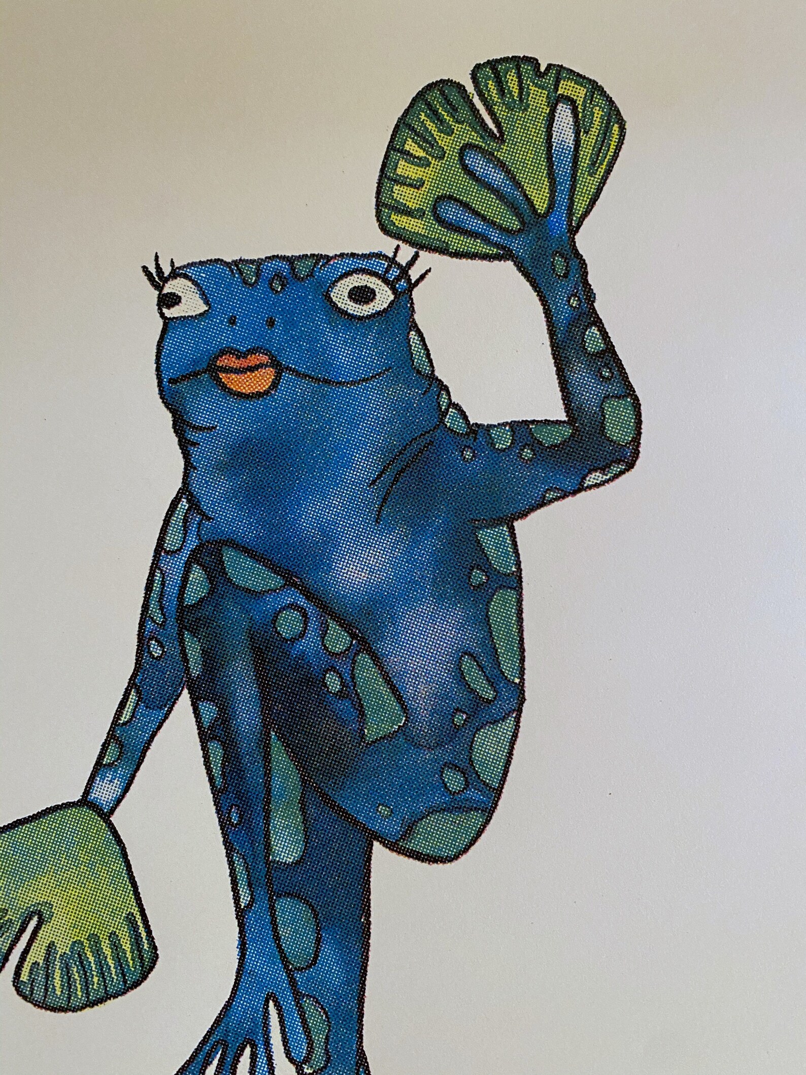 Dancing Frog Art Print / 11x14 Watercolor Print / Green / Home - Etsy