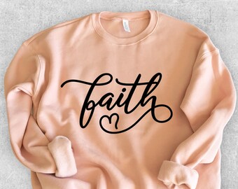 Faith sweatshirts | Etsy