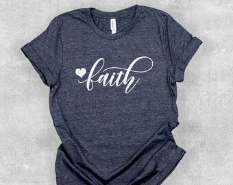 Faith t shirts | Etsy