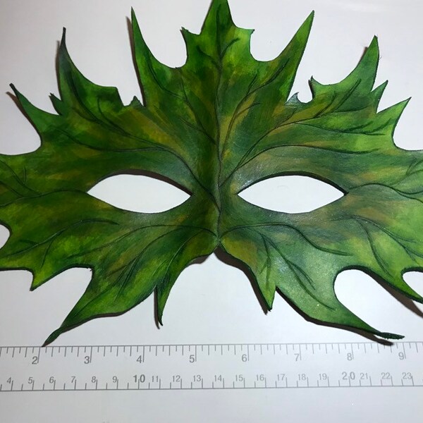 Green Man Mask - Etsy