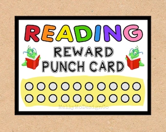 Punch Cards Kids Loyalty Reward Card for Parents or Teachers - Etsy