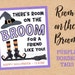 Room on the Broom Tags (PURPLE Border) - Etsy