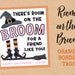 Room on the Broom Tags (ORANGE BORDER) - Etsy