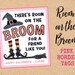 Room on the Broom Tags (PINK Border) - Etsy