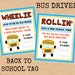 Bus Driver Back to School Tag (1st Day) - Etsy