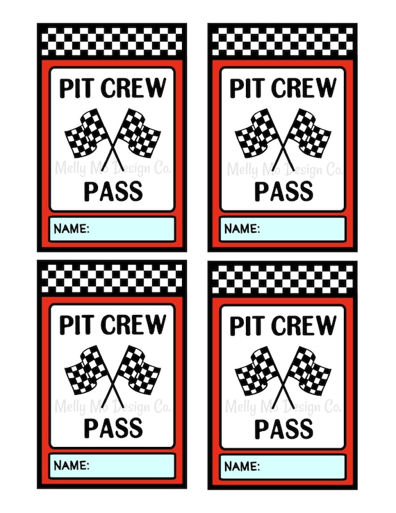 Female Race Car Pit Crew Clipart