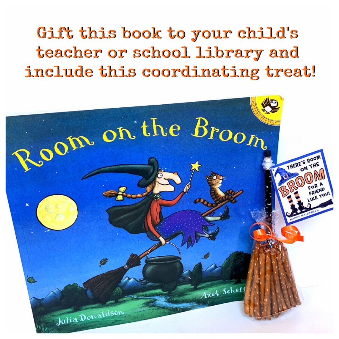 Halloween Broom Tags room on the Broom | Etsy