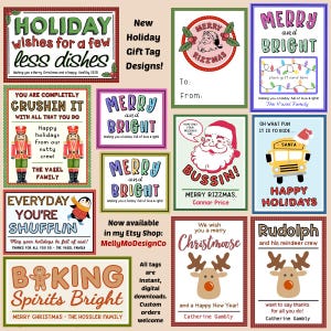 Reindeer Food Printable Treat Tag (rudolph Snack Label for Christmas ...