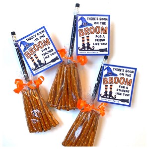 Halloween Broom Tags (room on the Broom) - Etsy