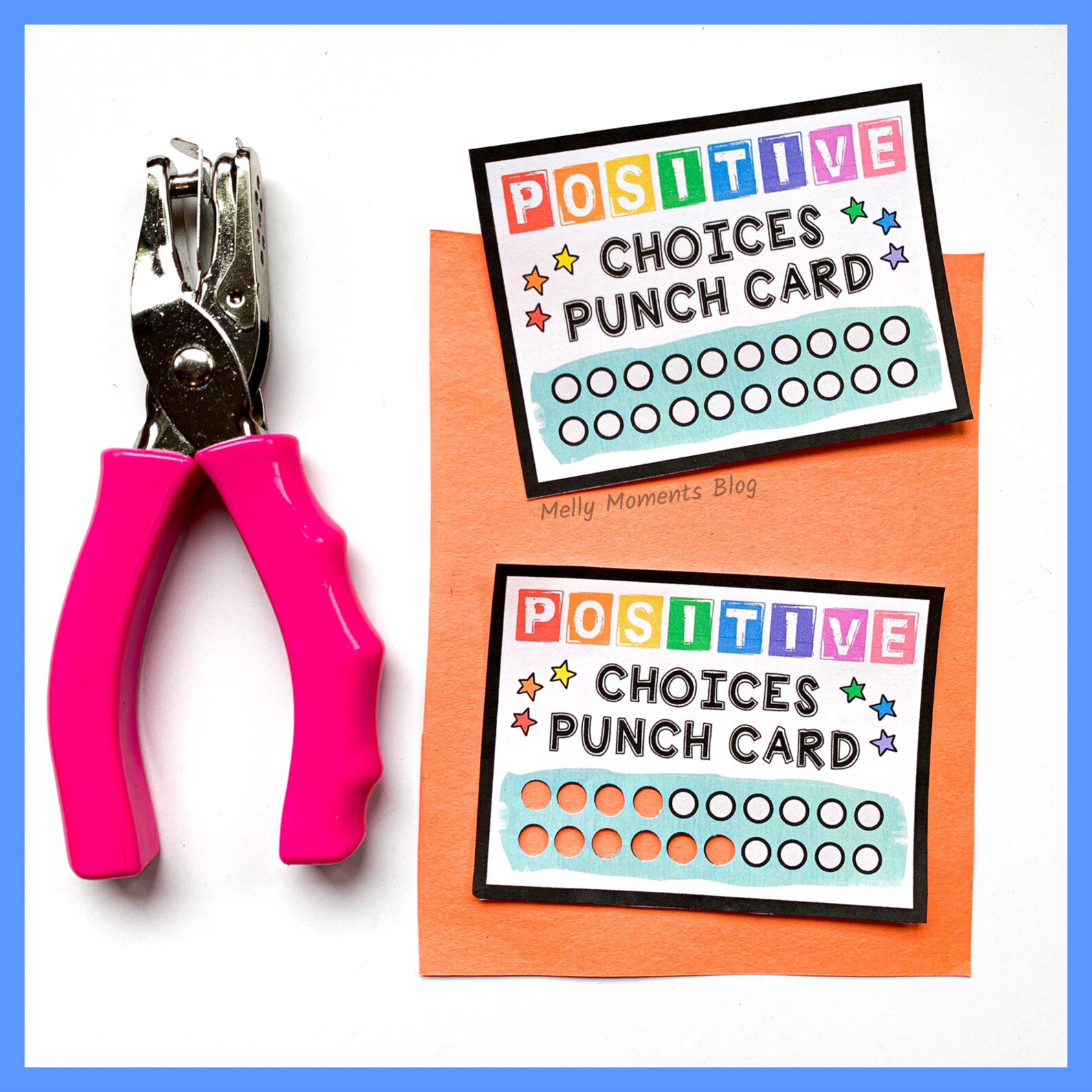 Positive Choices Punch Card for Kids - Etsy