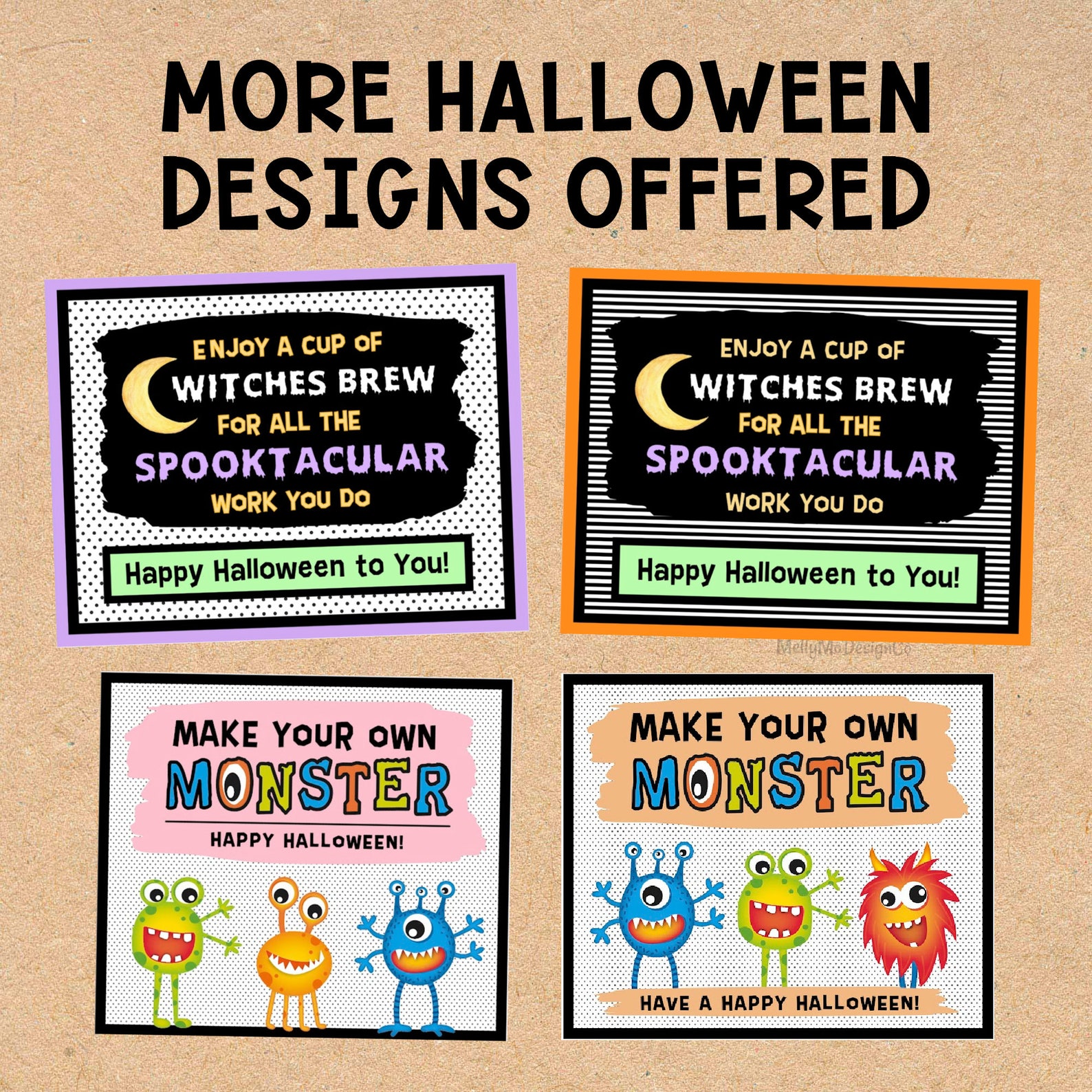 Halloween Broom Tags room on the Broom | Etsy