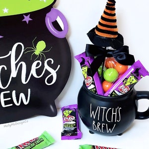 Witches Brew Halloween Gift Card Printable (witch's Cauldron, Cup of ...