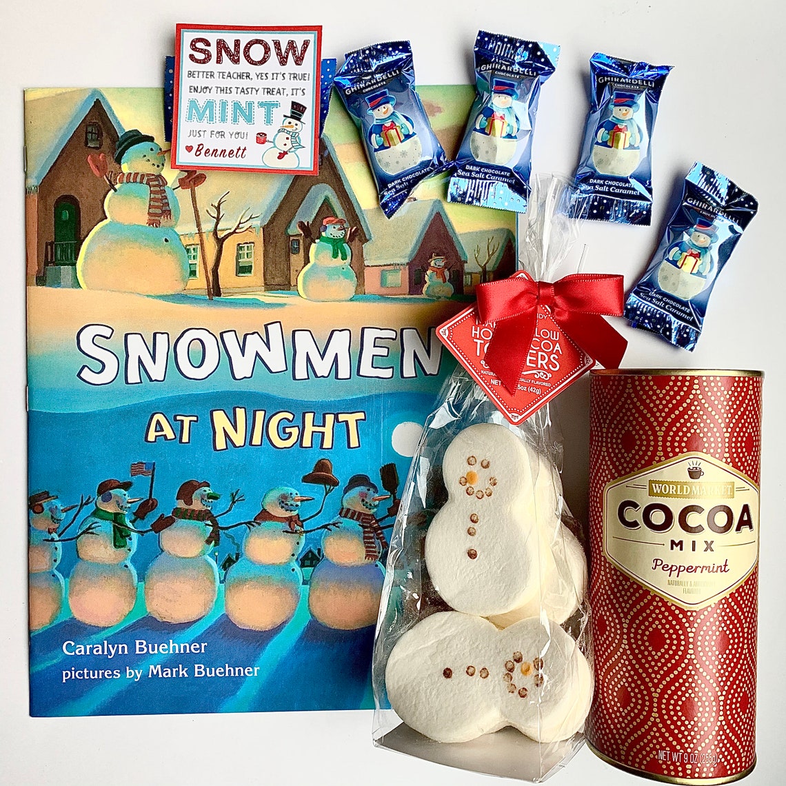 Teacher Snow Mint Gift christmas/winter/holidays - Etsy