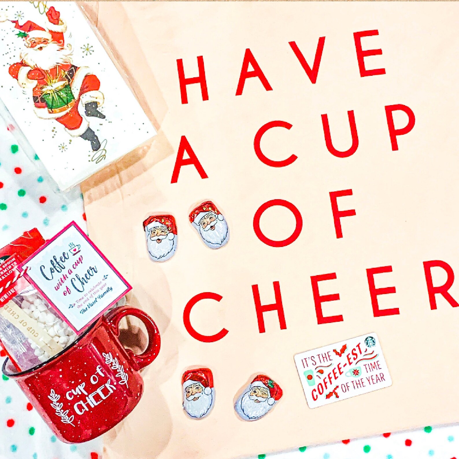 Coffee Cheer Holiday Tag instant Download - Etsy