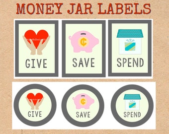 Give Save Spend - Etsy