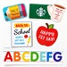 Back to School APPLE Tag (welcome Back, Happy First Day Teacher) - Etsy