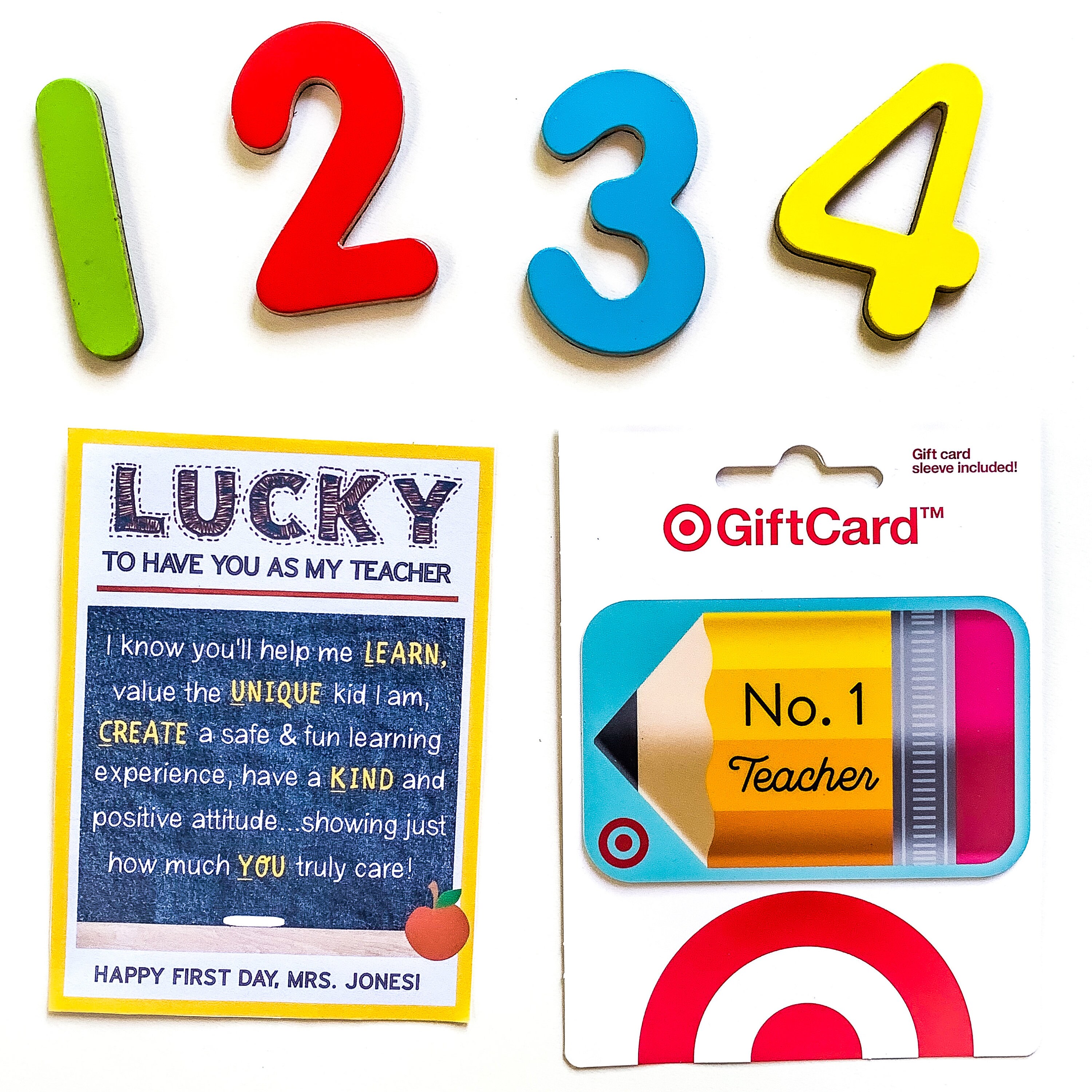 Lucky Teacher Tag back to School - Etsy UK