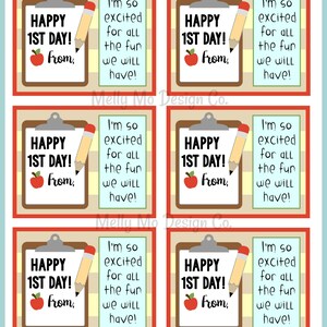 Teacher Gift Tag - Beginning of School Year! - Etsy