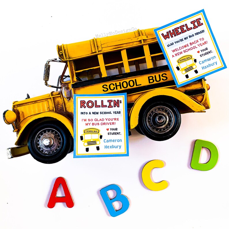 Bus Driver Back to School Tag 1st Day - Etsy