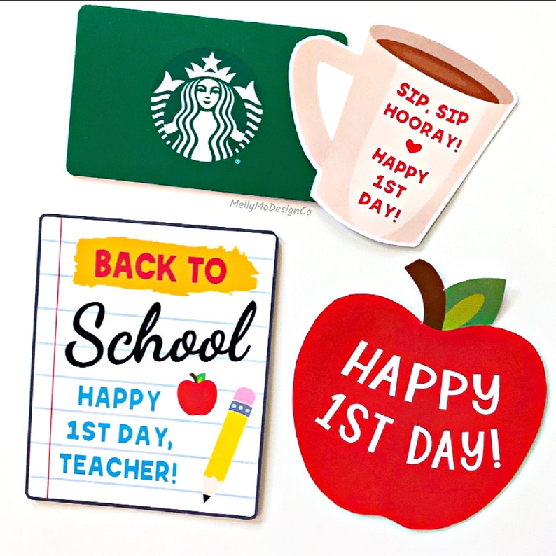 Back to School Bundle teacher Apple Coffee Notepad Tags | Etsy