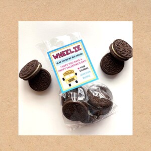 Bus Driver Valentine Tag (oreo/wheel) - Etsy
