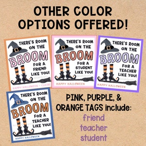 Halloween Broom Tags (room on the Broom) - Etsy