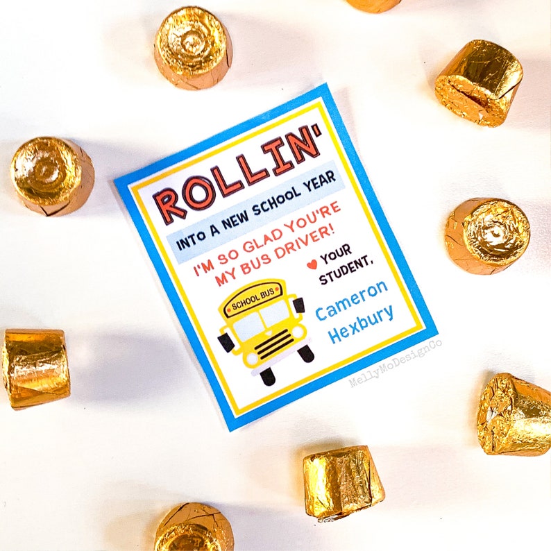 Bus Driver Back to School Tag 1st Day - Etsy