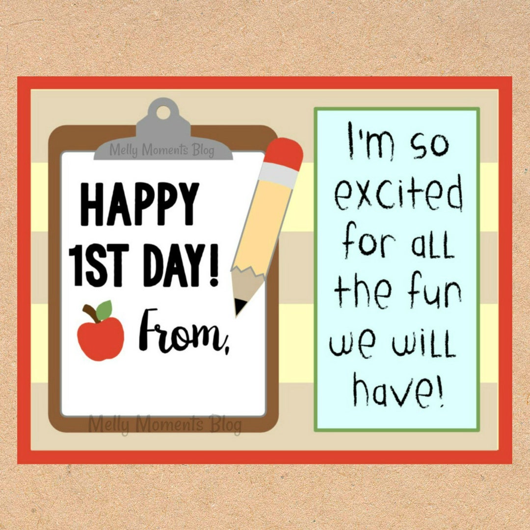 Teacher Gift Tag - Beginning of School Year! - Etsy